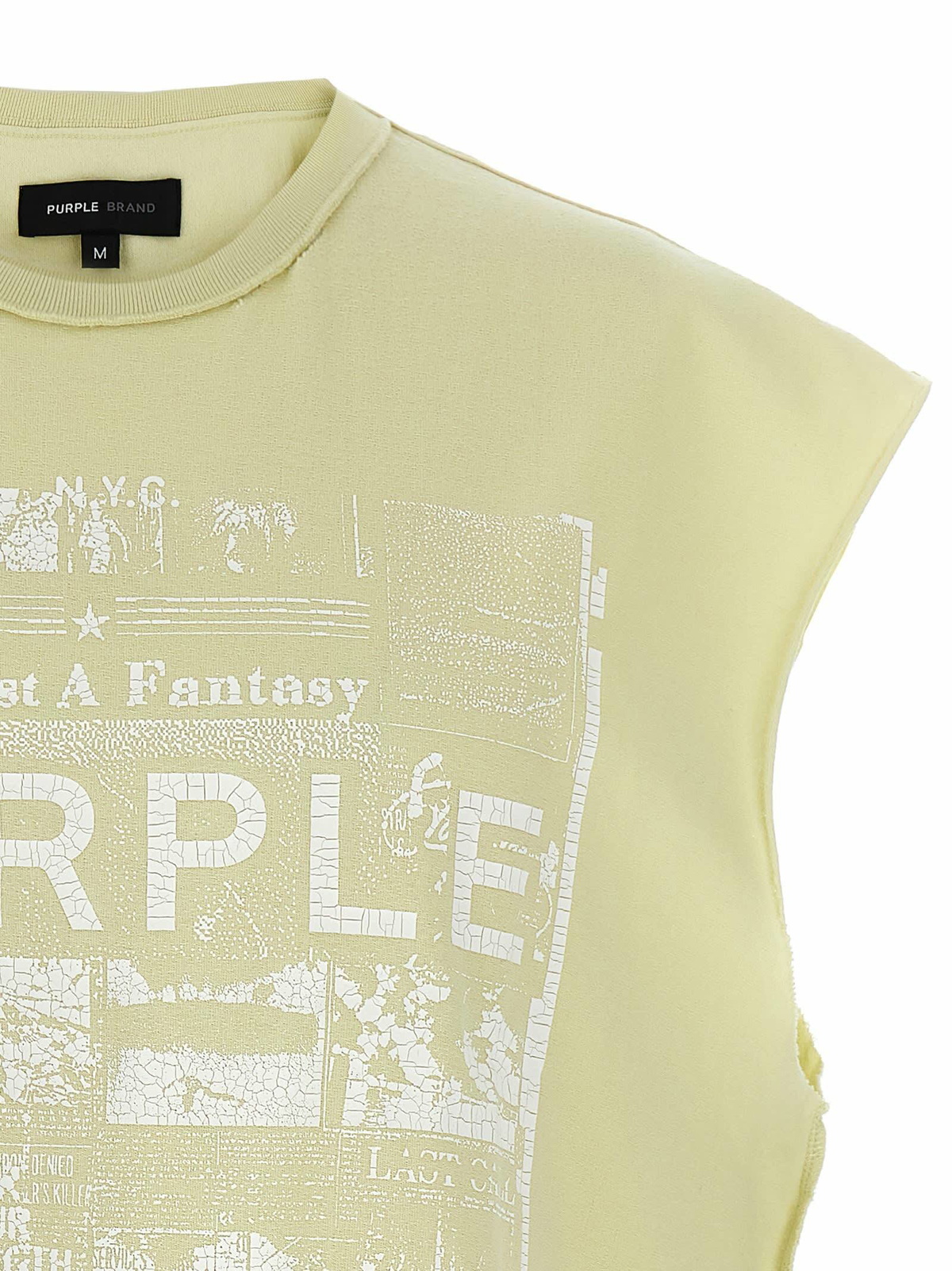 Purple Brand textured T-shirt Purple Brand