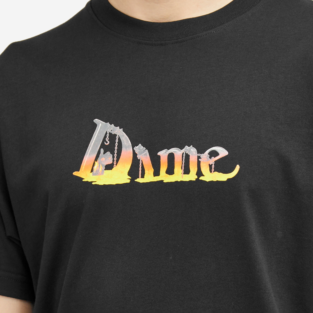 Dime Men's Classic Skynet T-Shirt in Black Dime