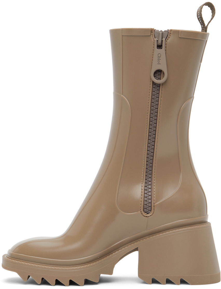 Chloé Taupe Betty Boots Chloe