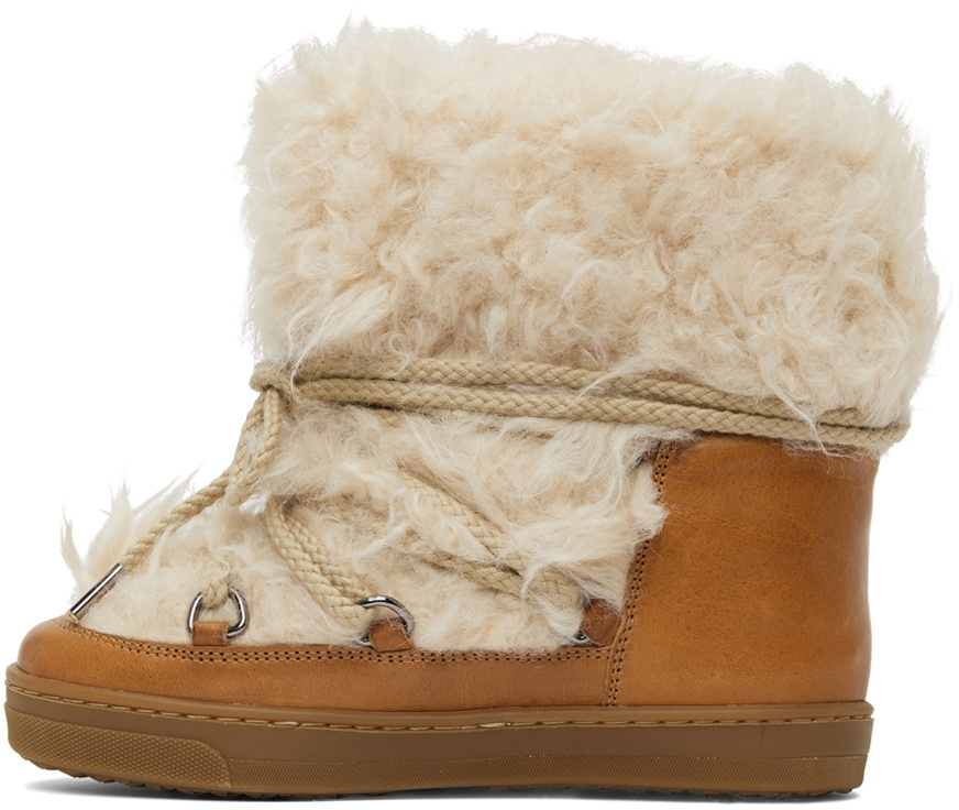 Isabel Marant Brown Shearling Nowles Boots Isabel Marant