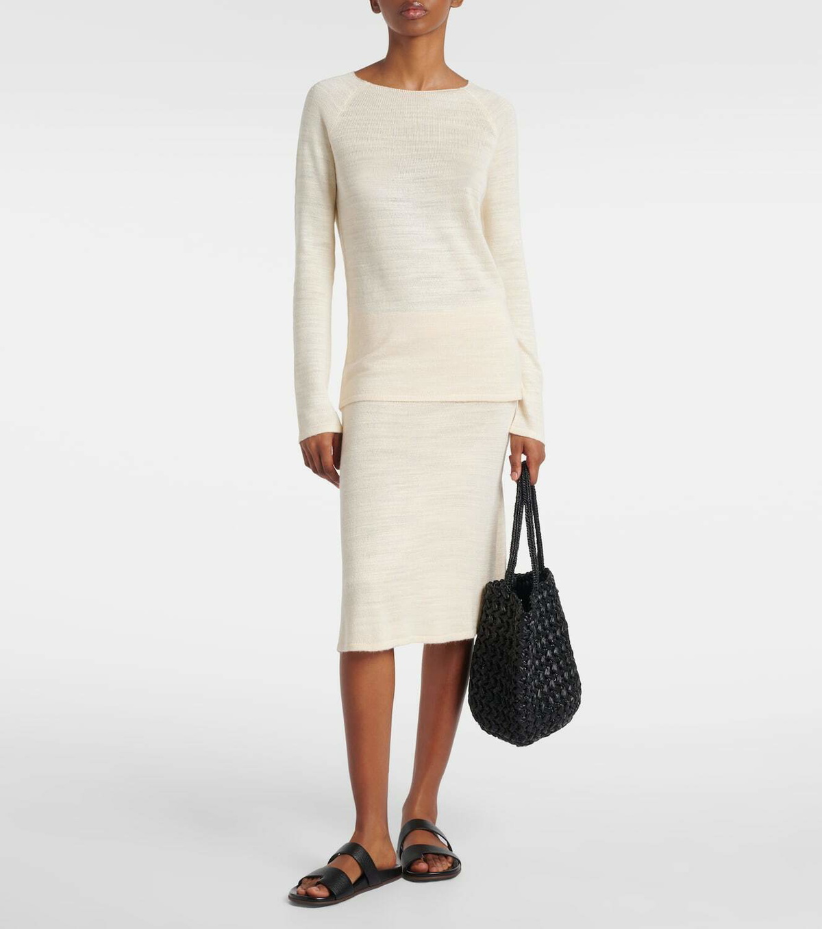 The Row Jipin silk sweater The Row