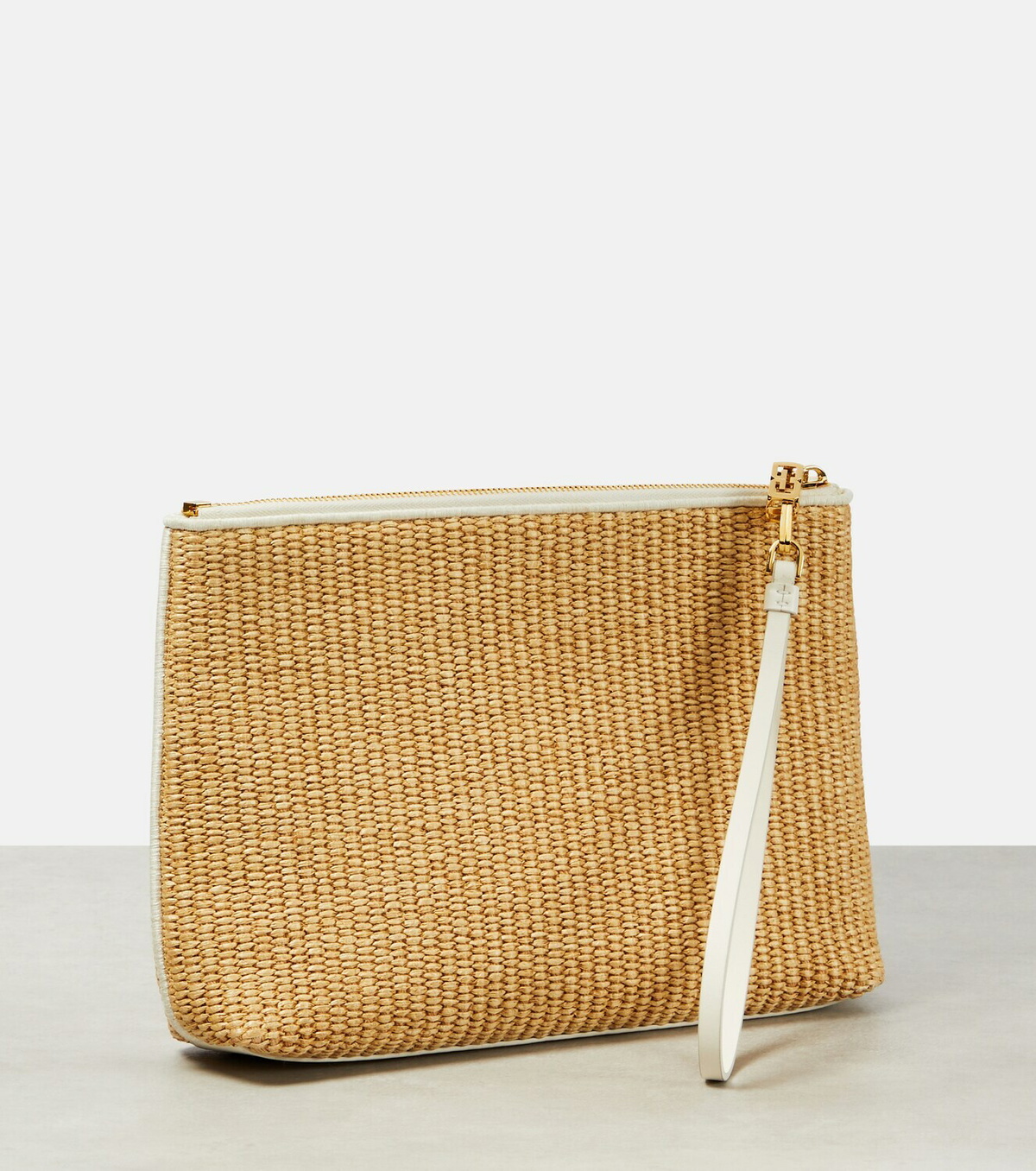 Givenchy Logo raffia clutch Givenchy
