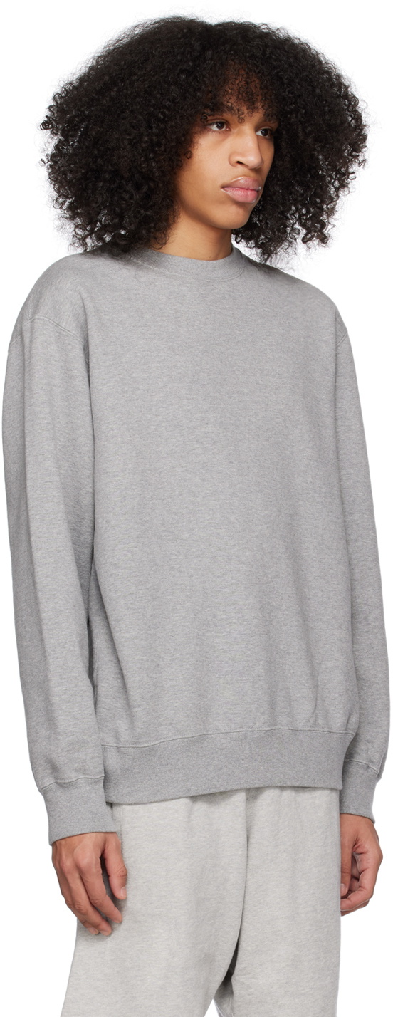 BEAMS PLUS Gray Crewneck Sweatshirt Beams Plus