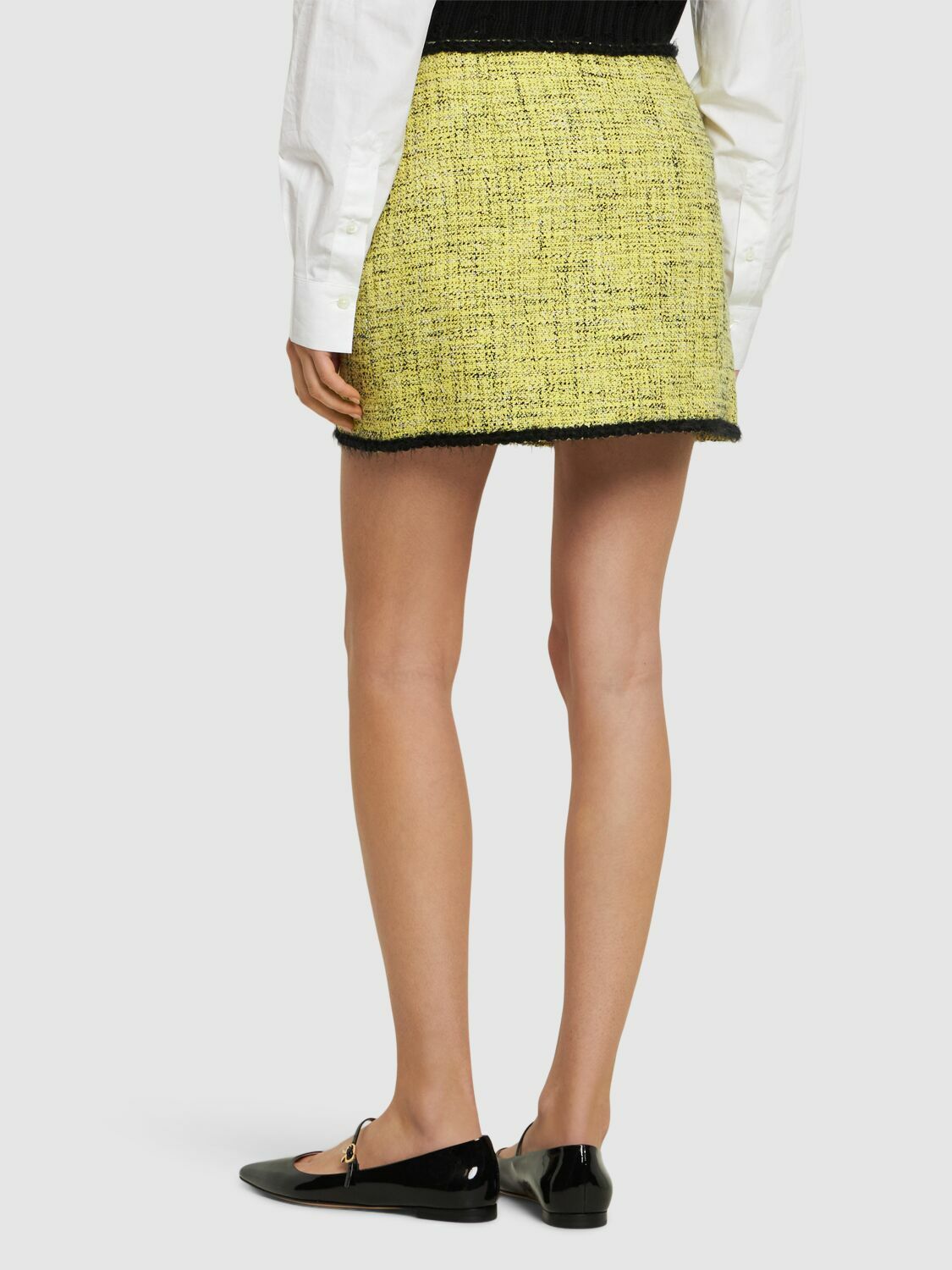 MSGM - Cotton Wrap Mini Skirt MSGM