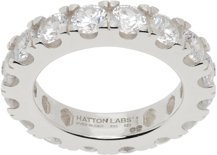 Hatton Labs Silver Classic Eternity Ring Hatton Labs