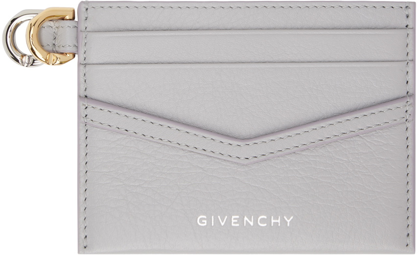 Givenchy Gray Voyou Card Holder Givenchy