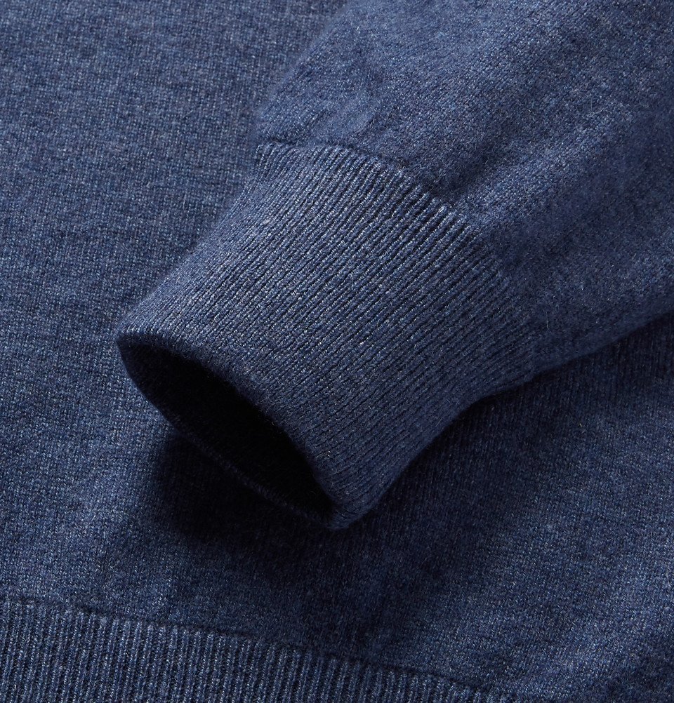 Thom Sweeney - Cashmere Sweater - Men - Blue Thom Sweeney