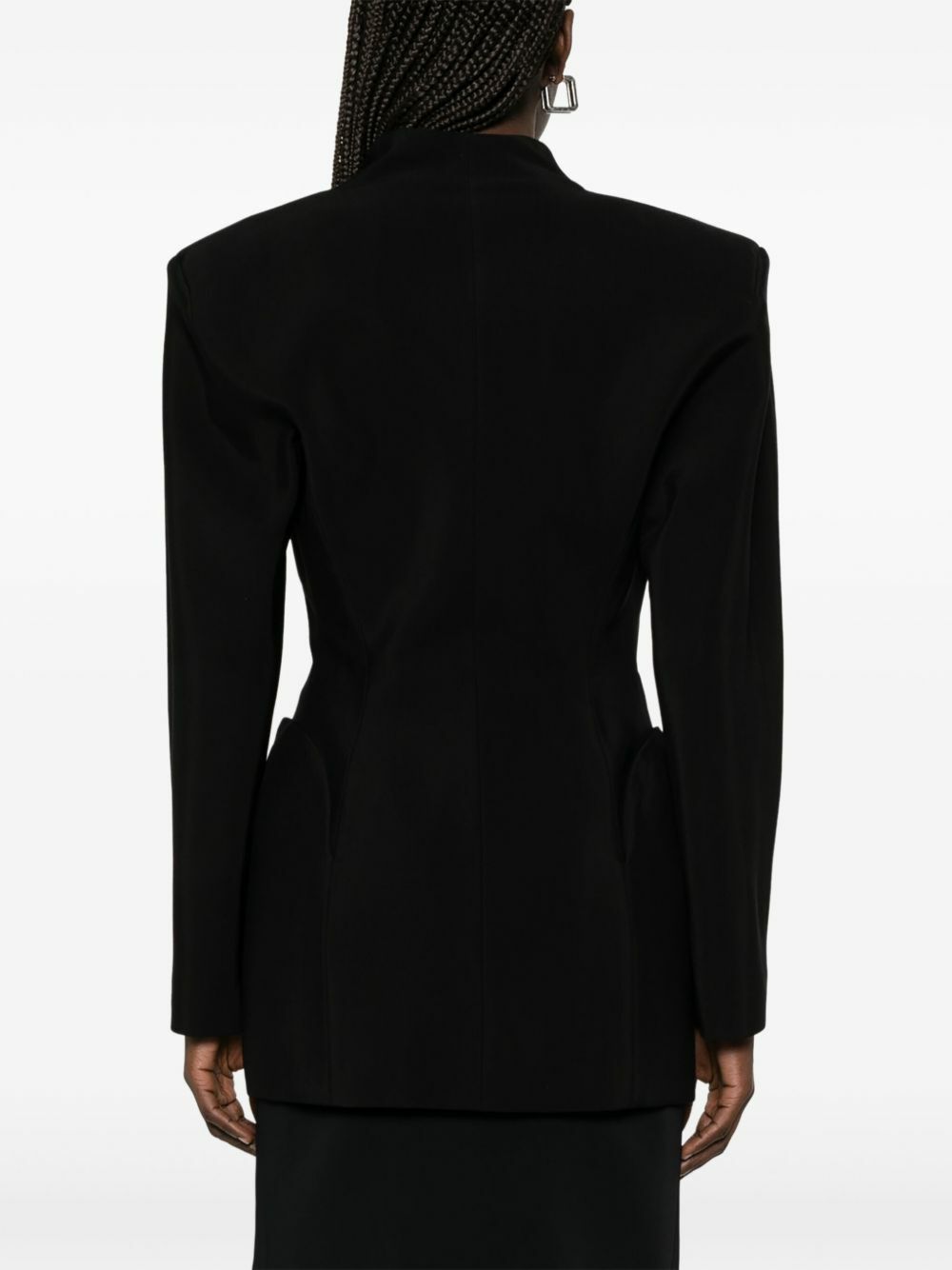 Mugler Fitted-Waist Blazer Mugler