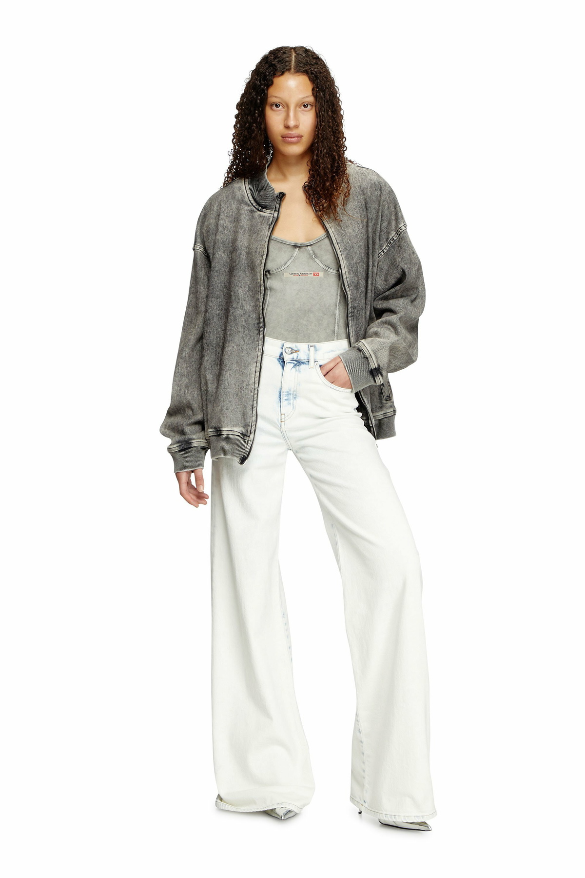 Diesel Flare Jeans - 1978 D-Akemi - Jeans Womens in Blue Diesel