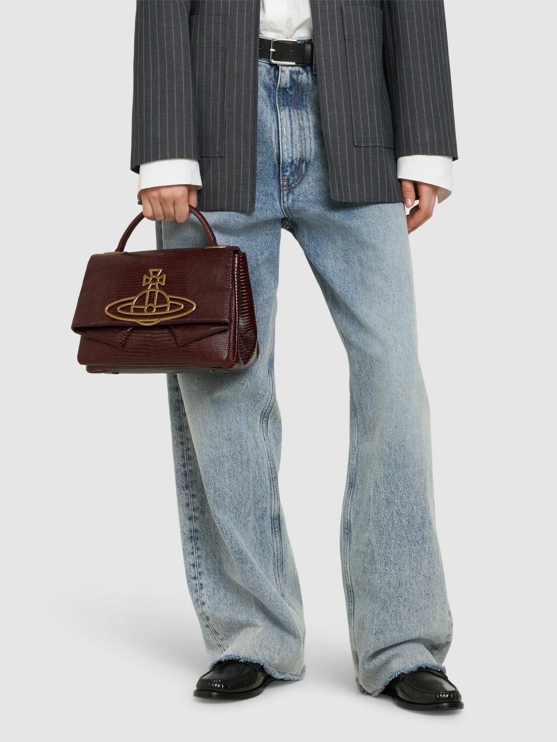 VIVIENNE WESTWOOD - Sibyl Leather Top Handle Bag Vivienne Westwood