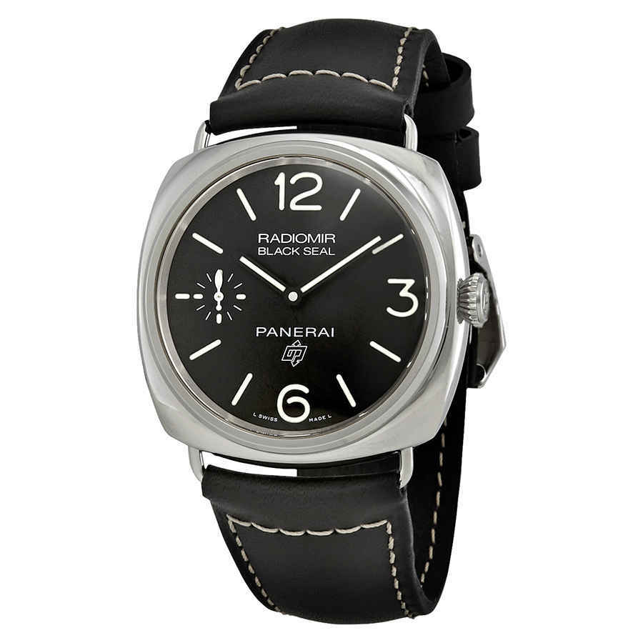 Panerai Radiomir Black Seal Hand Wind Black Dial Mens Watch PAM00754 ...