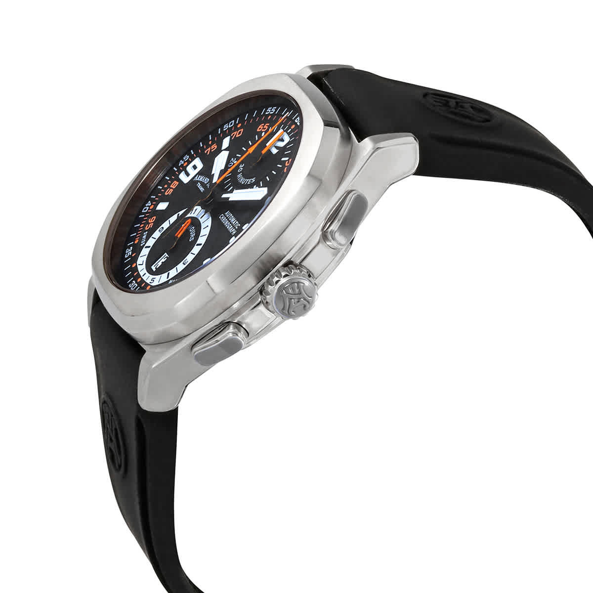 Armand Nicolet JH9 Chronograph Automatic Black Dial Mens Watch A668HAA ...