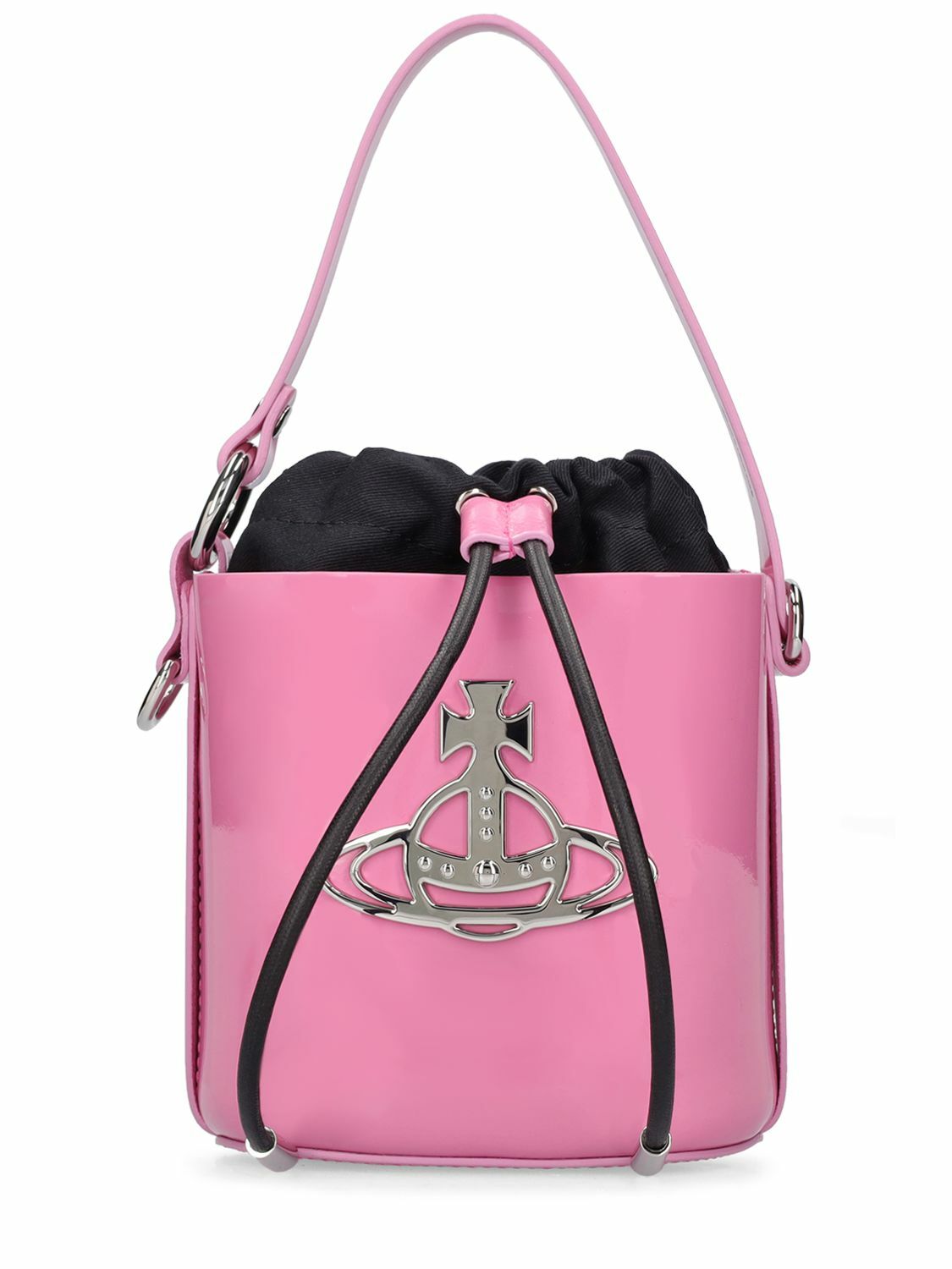 VIVIENNE WESTWOOD - Small Daisy Patent Leather Bucket Bag Vivienne Westwood