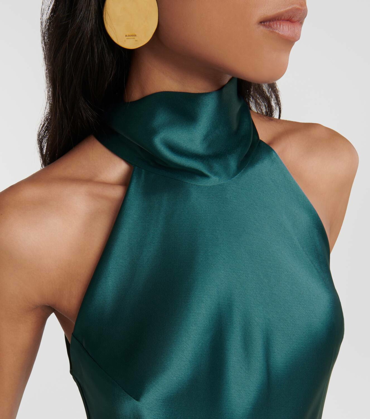 Galvan Sienna satin gown Galvan