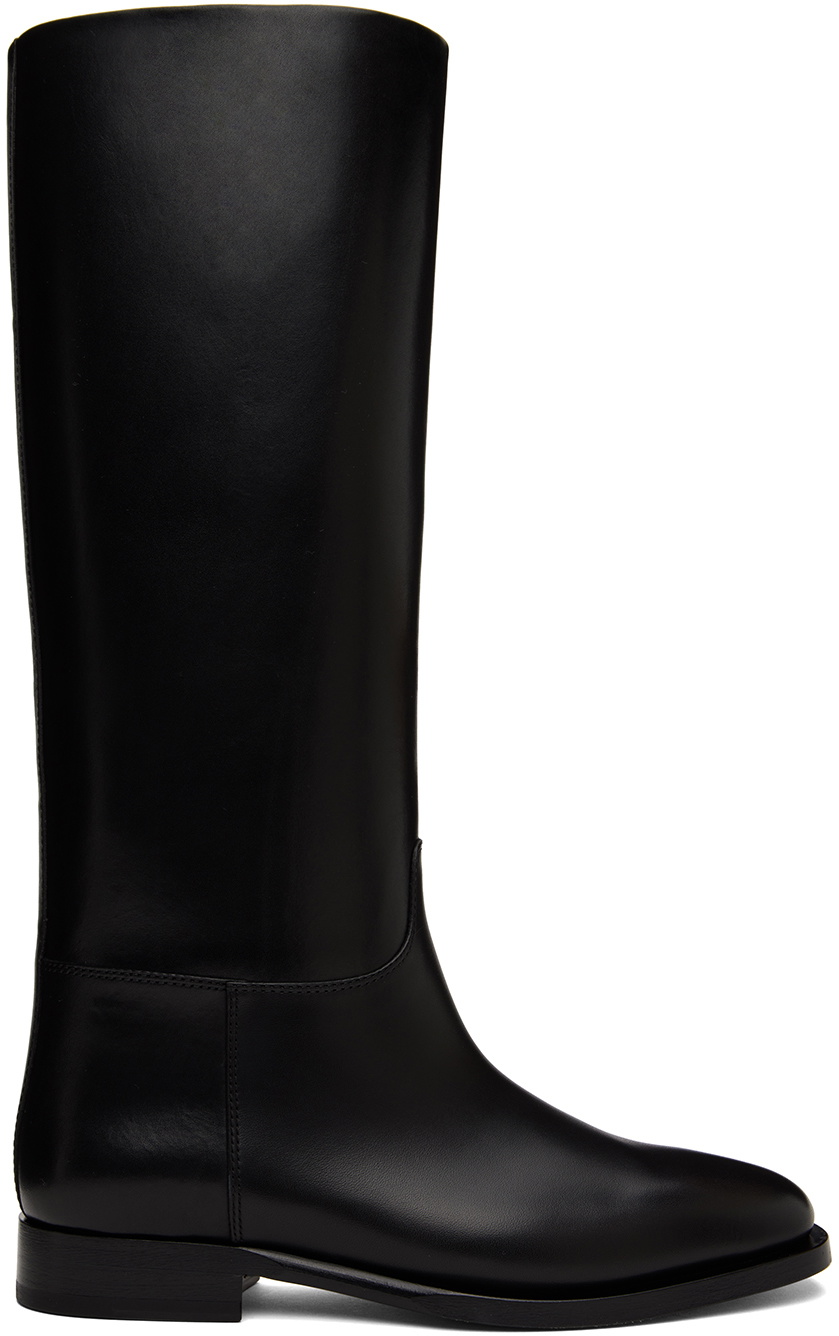 The Row Black Grunge Boots The Row