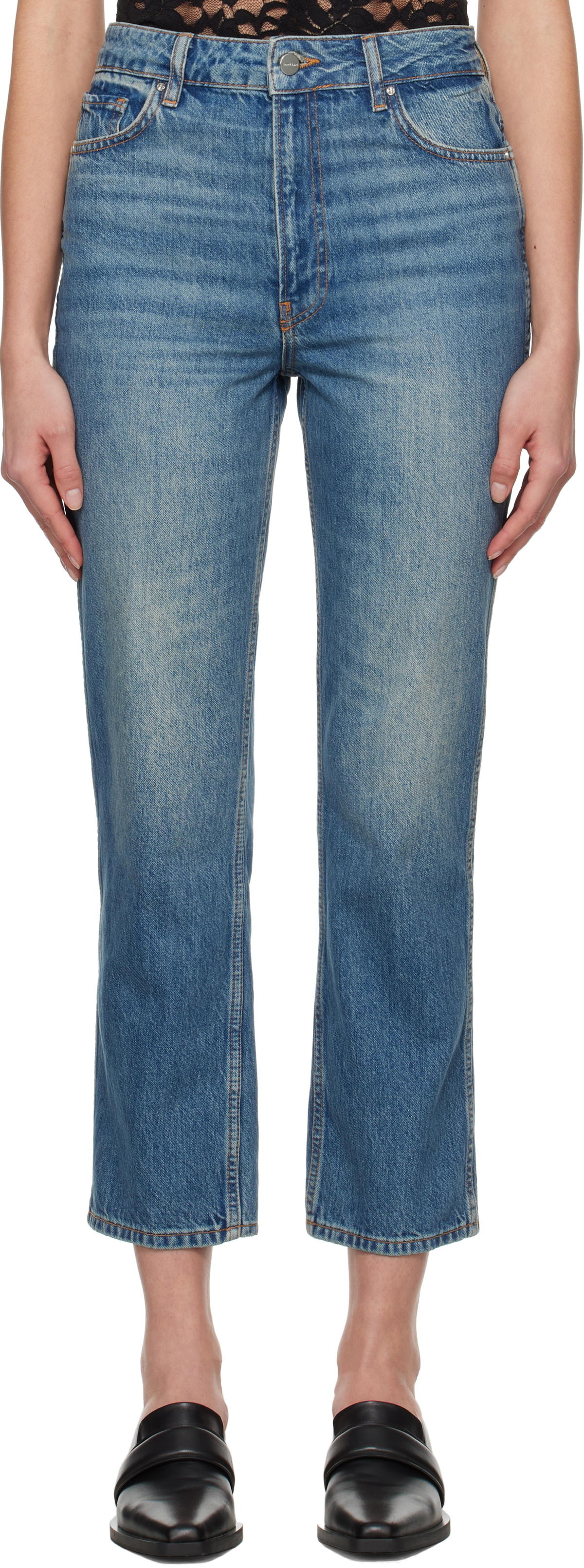 ANINE BING Blue Vin Jeans ANINE BING