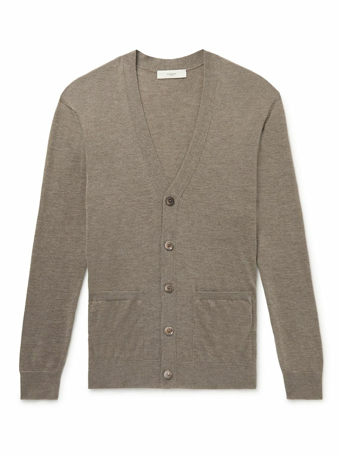 Purdey - Cashmere Cardigan - Brown Purdey