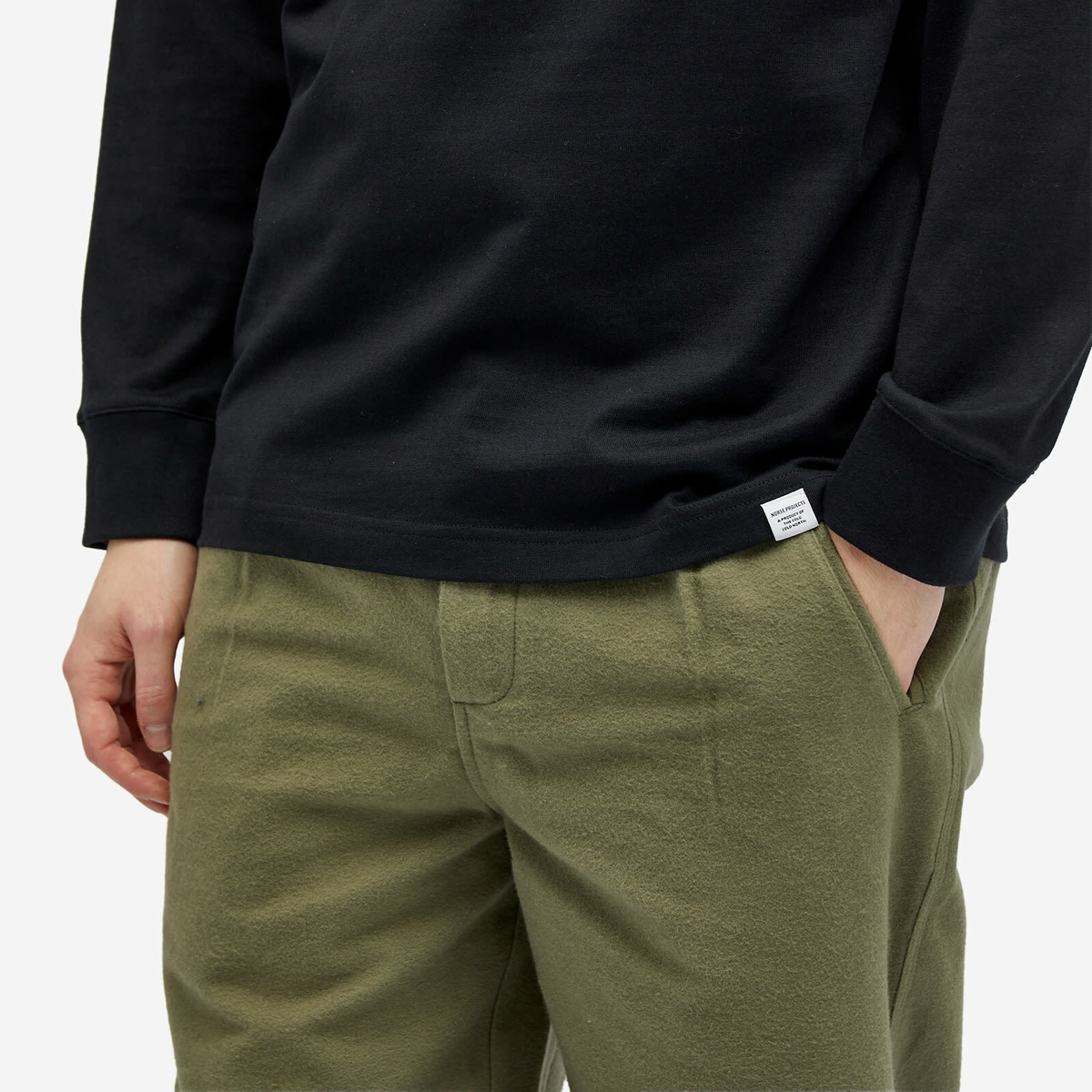 Folk Men's Moleskin Assembly Pant in Sage Folk