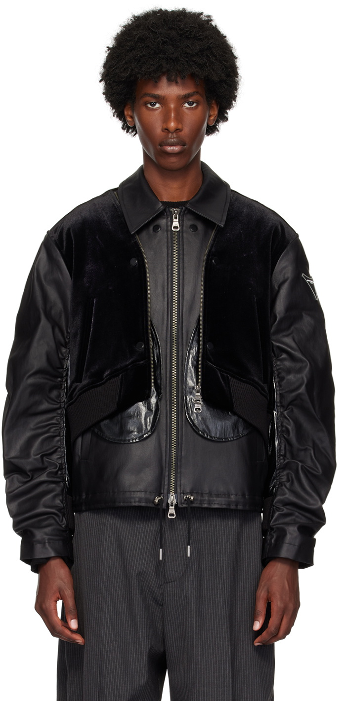 Andersson Bell Black Bientain Zip-Up Jacket Andersson Bell
