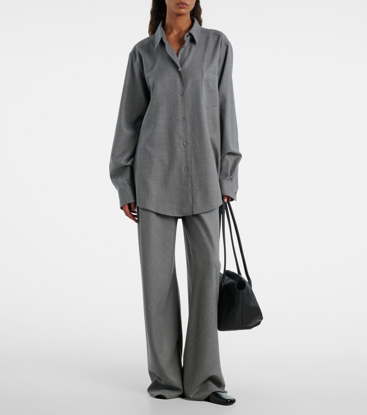 The Row Terrasse leather shoulder bag The Row