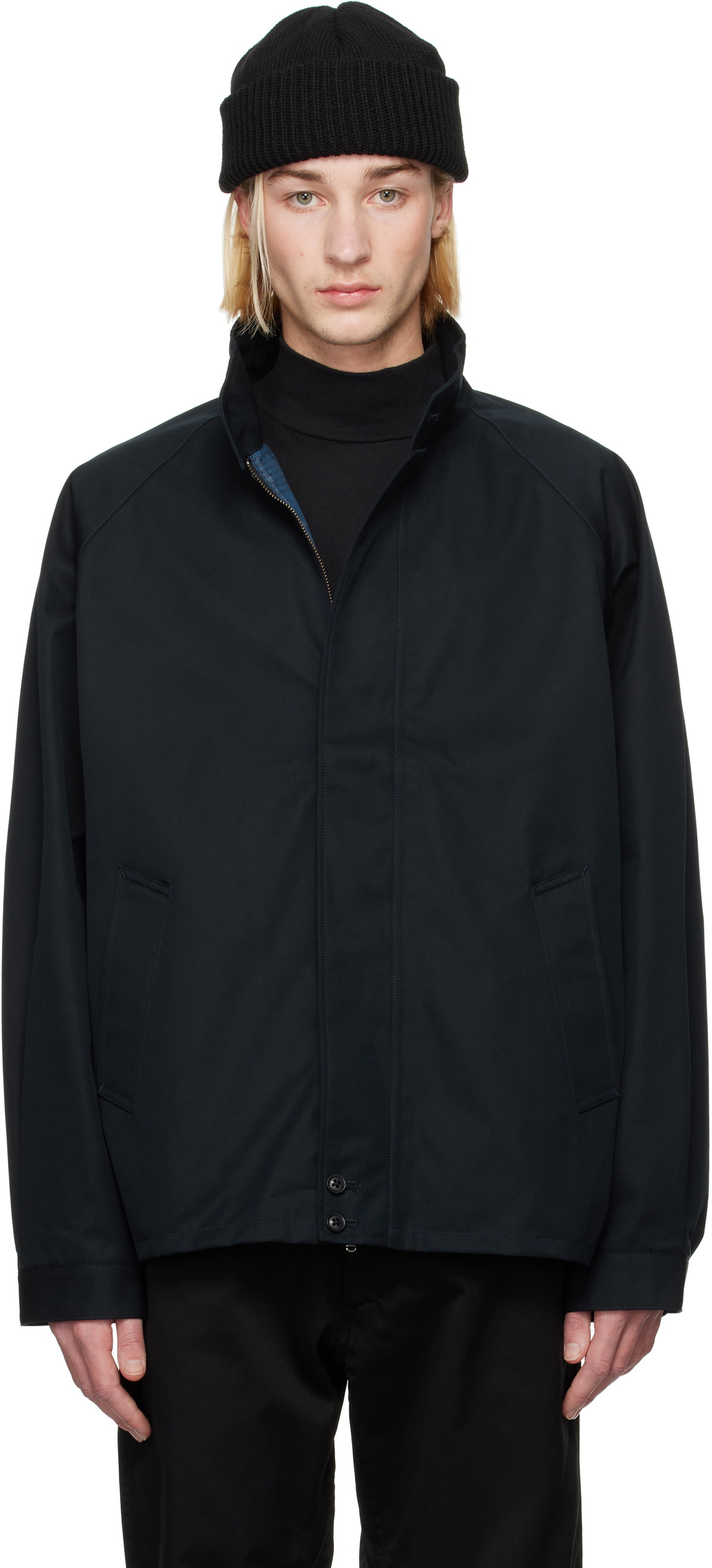 nanamica Navy GORE-TEX Crew Jacket Nanamica