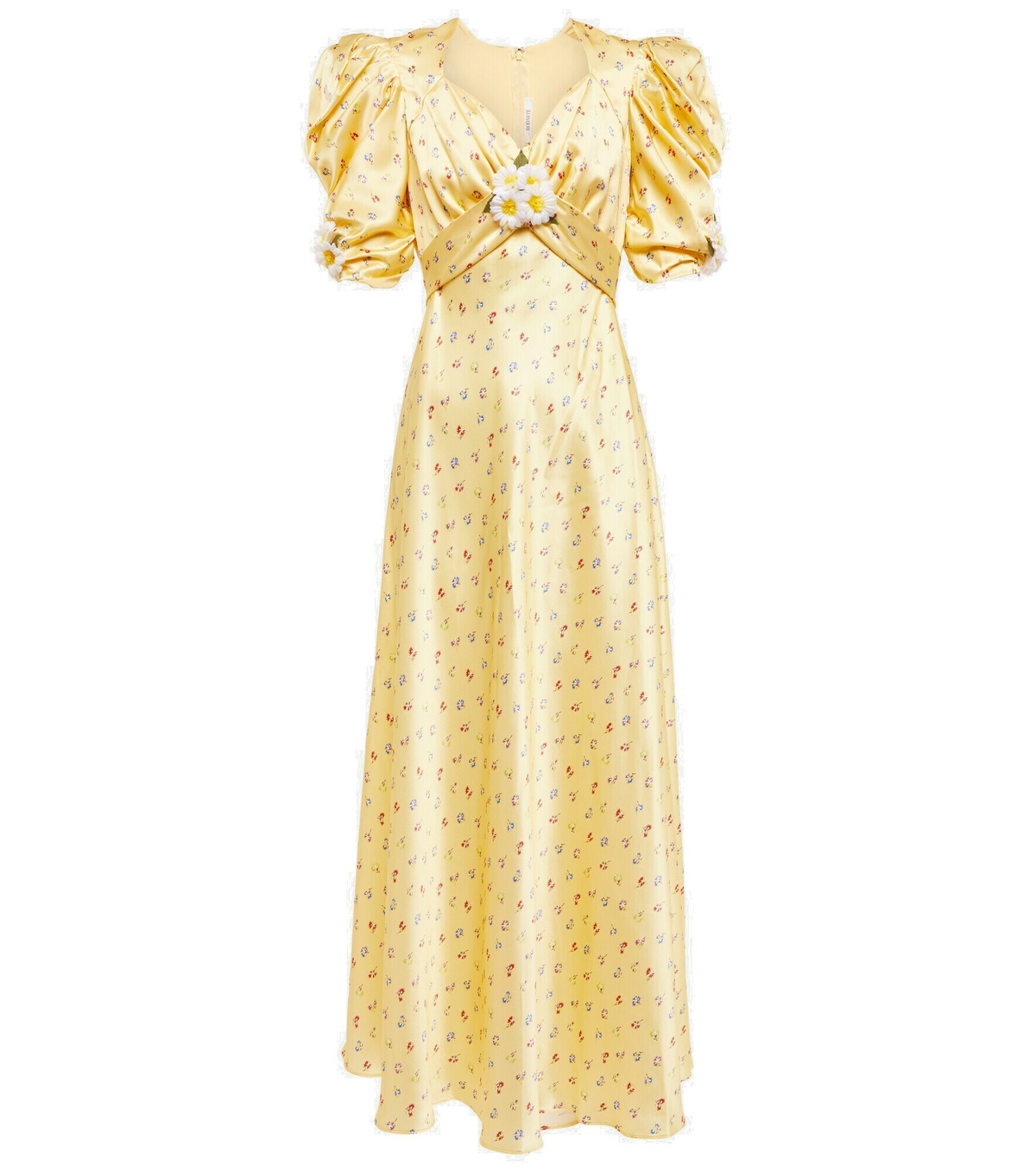 Rodarte - Floral silk midi dress Rodarte