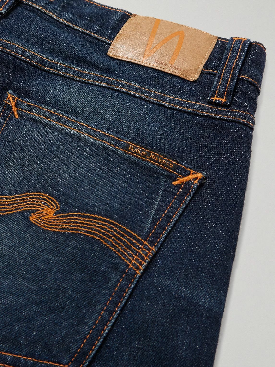 Nudie Jeans - Lean Dean Slim-Fit Selvedge Jeans - Blue Nudie Jeans Co