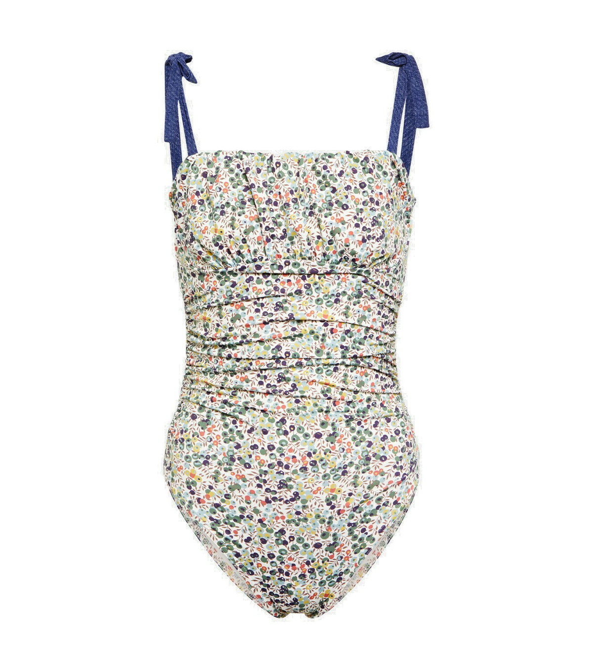 Karla Colletto Claire printed bandeau swimsuit Karla Colletto