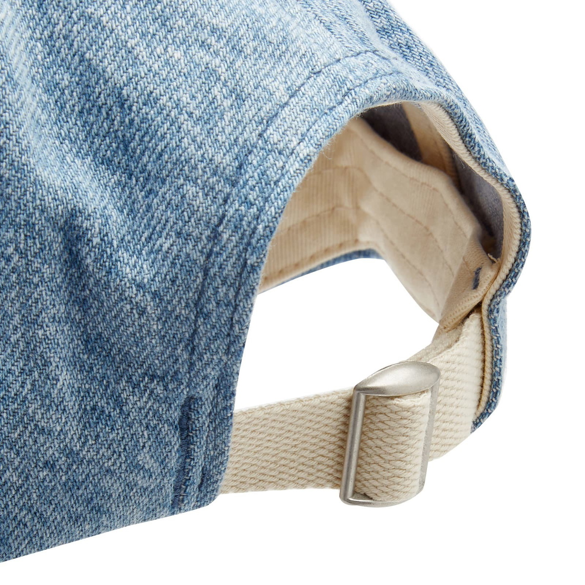 Acne Studios Women's Carily Denim Cat Cap in Mid Blue Acne Studios