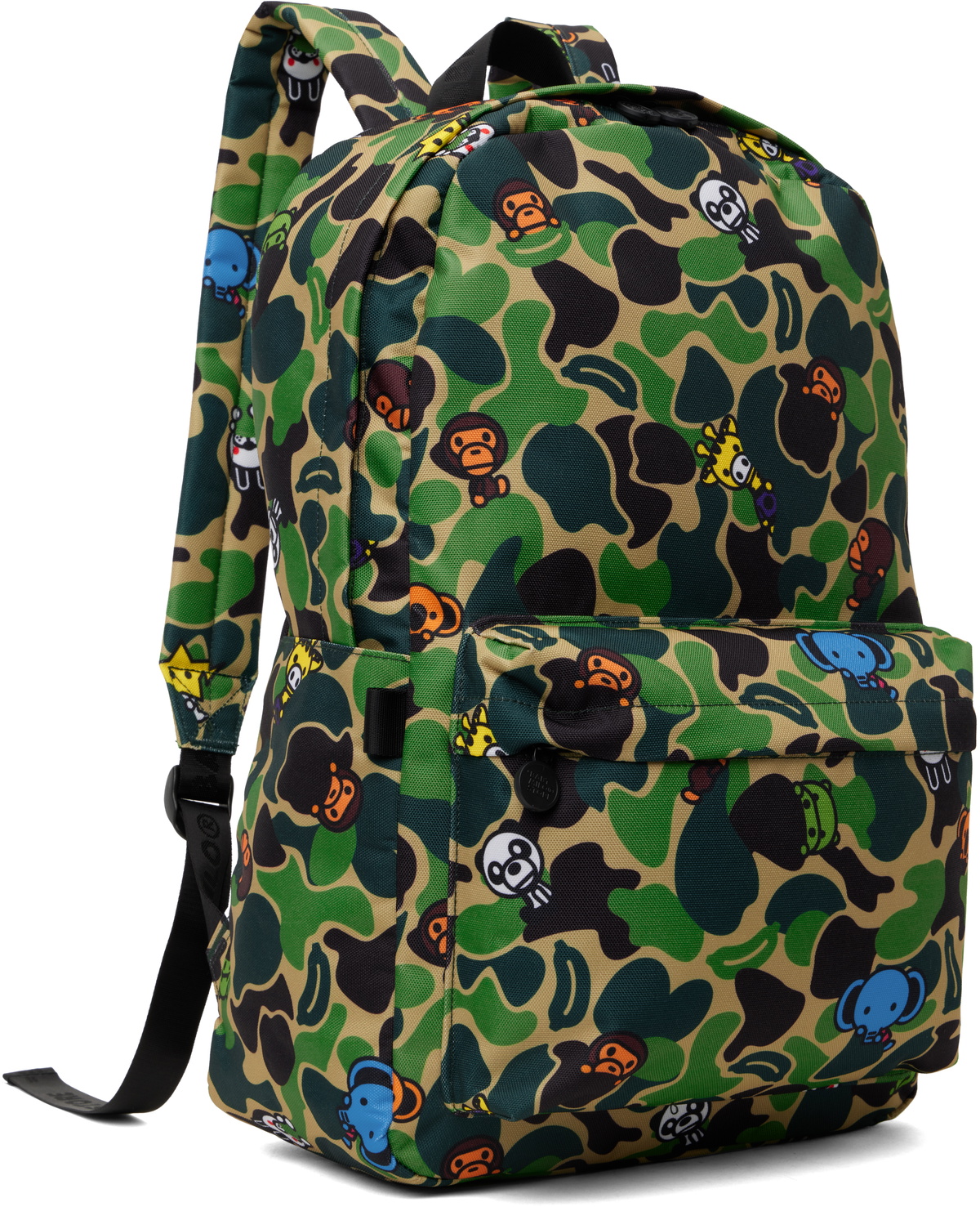 BAPE Khaki Baby Milo Large Backpack A Bathing Ape