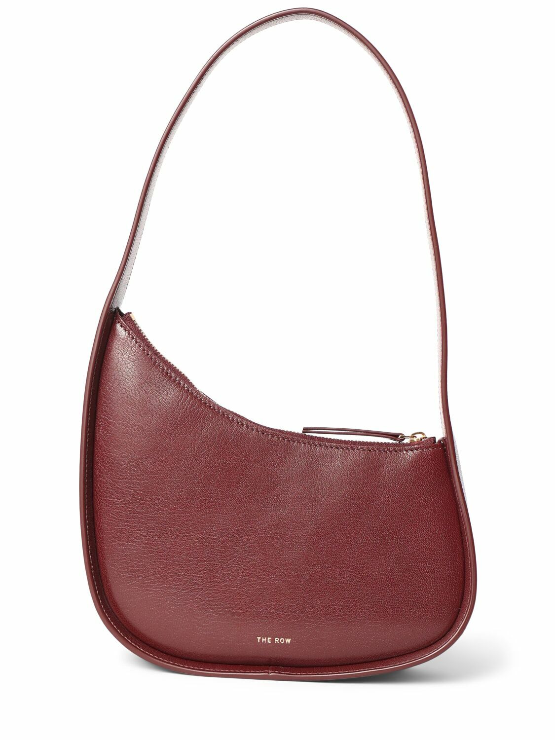 THE ROW Half Moon Shiny Leather Shoulder Bag The Row