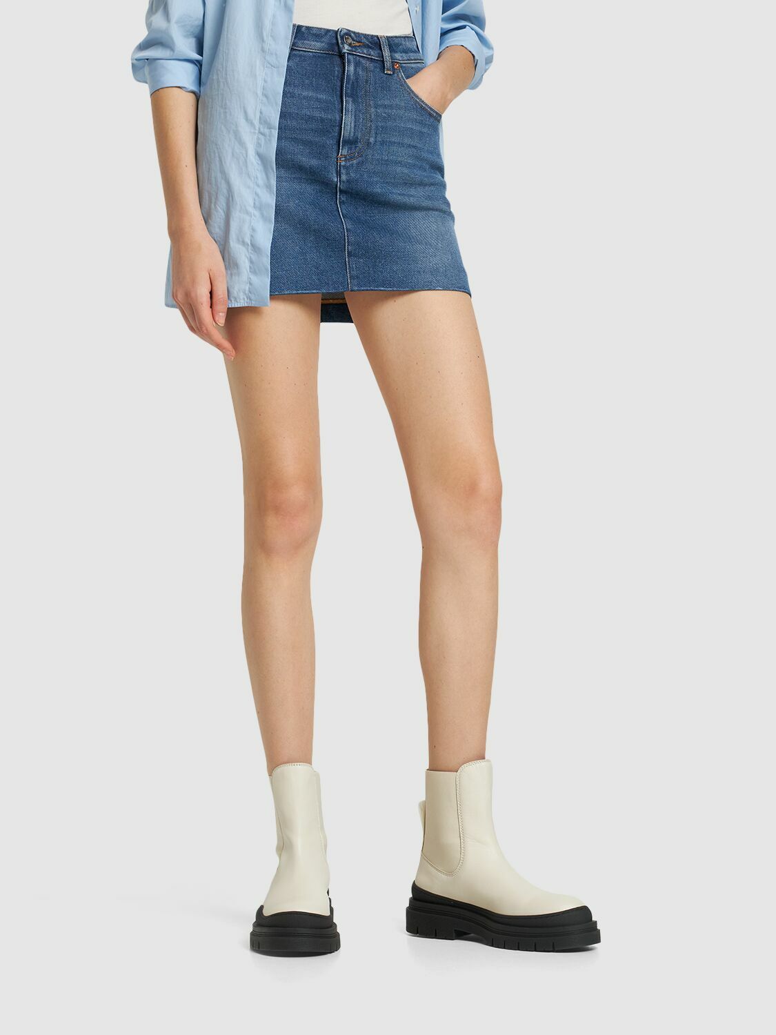 SEE BY CHLOÉ 35mm Alli Leather Chelsea Boots See by Chloe
