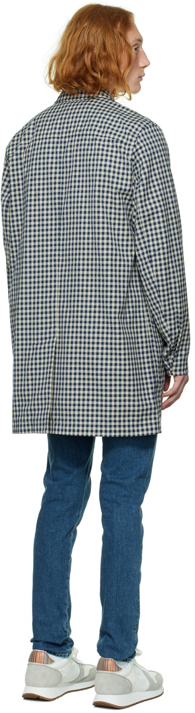 PS by Paul Smith Blue Mac Coat PS by Paul Smith