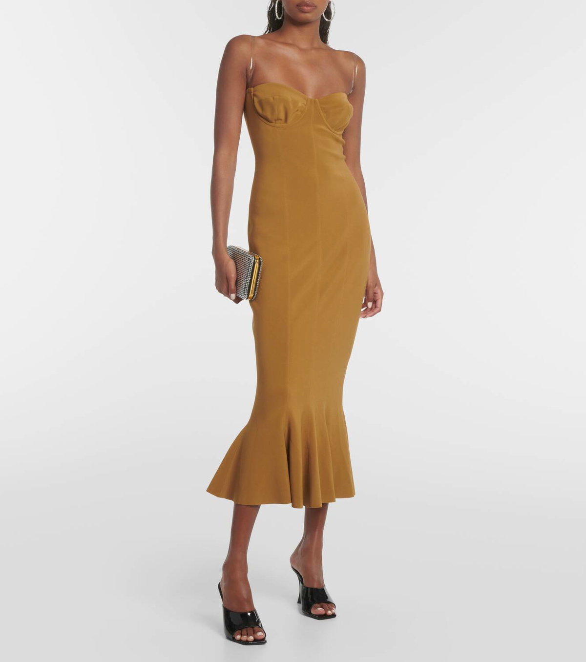 Norma Kamali Strapless midi dress Norma Kamali