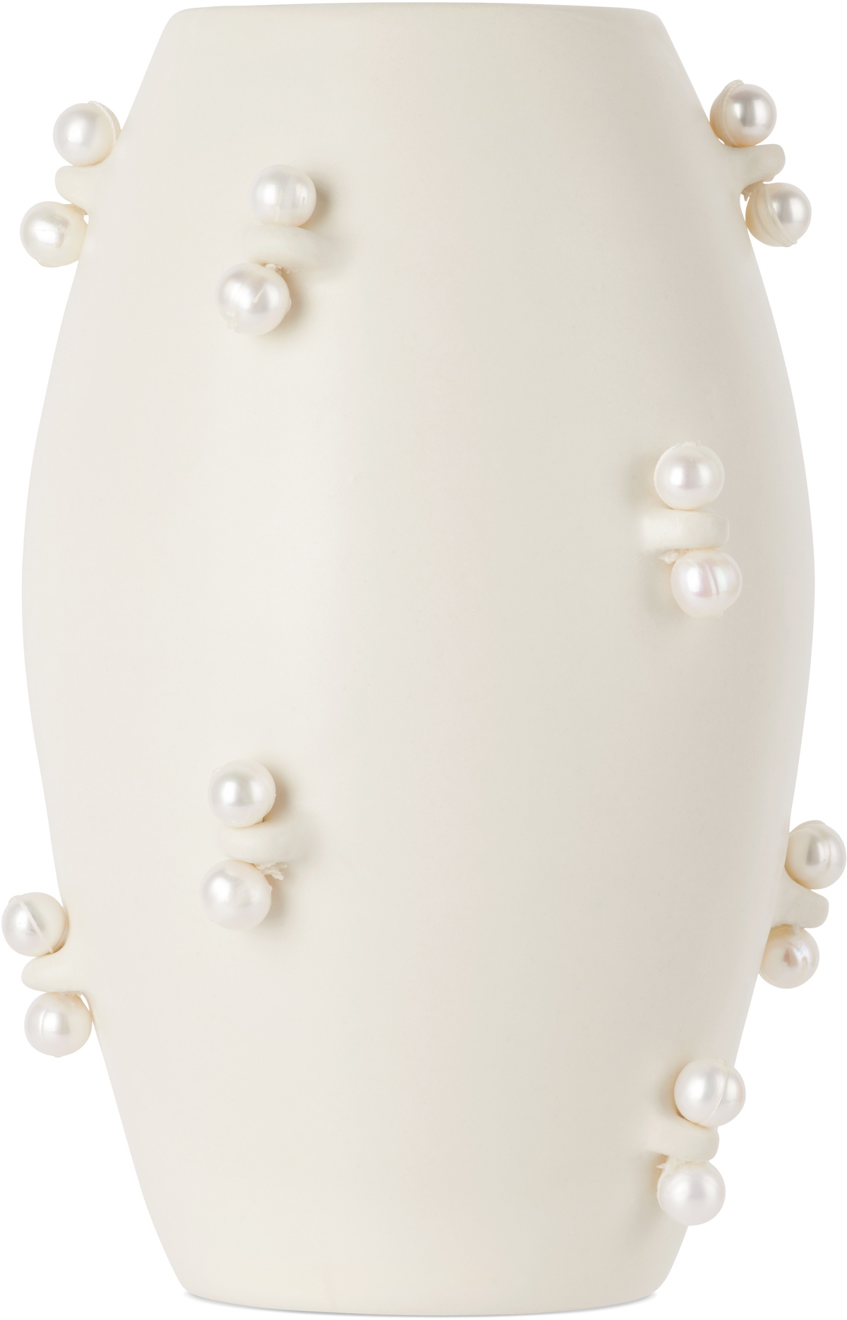 Completedworks White Pearly Pearl Small Vase Completedworks