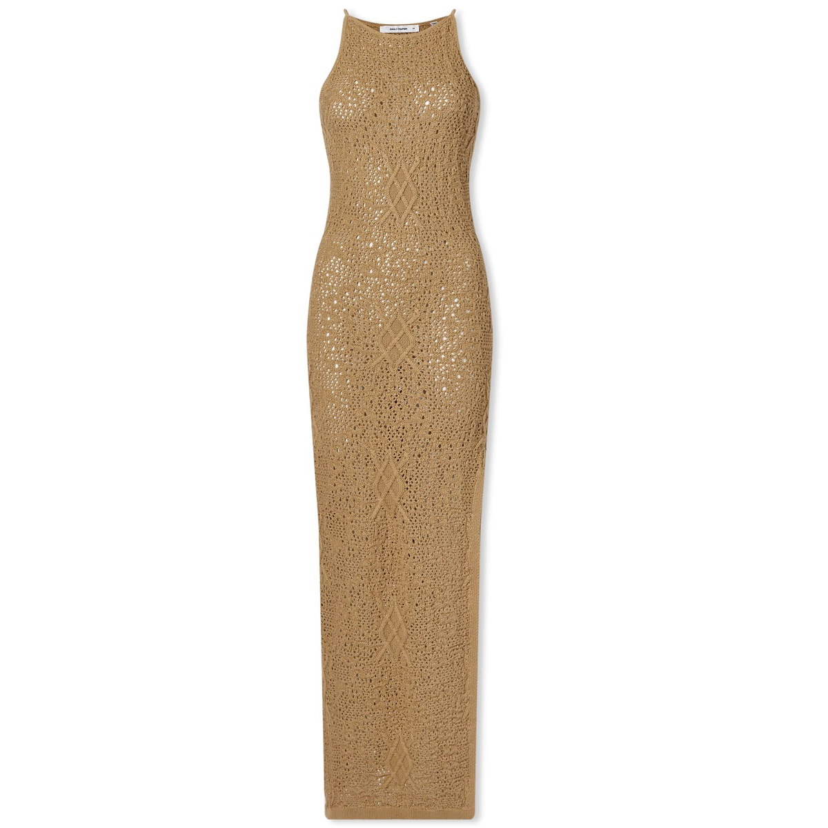 Daily Paper Women's Shield Crochet Dress in Hazel Brown Daily Paper