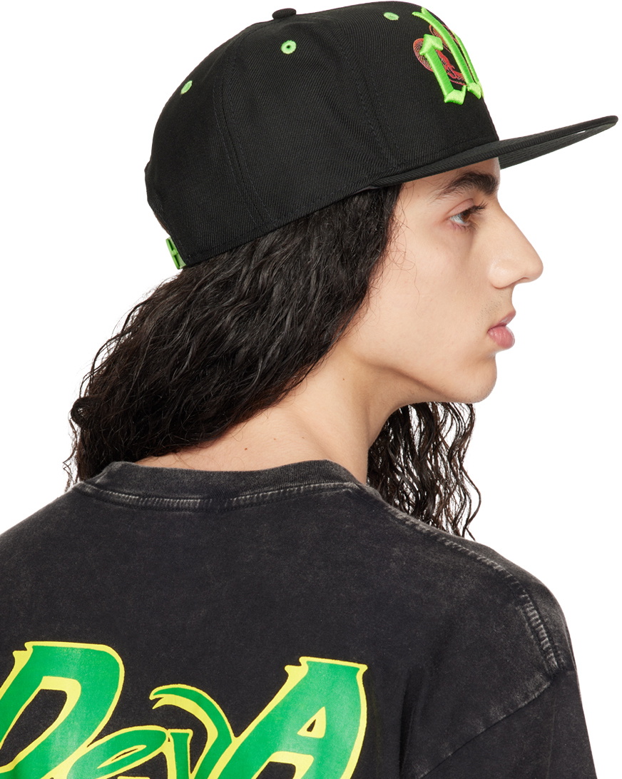 Clot Black Snapback Flat Cap CLOT