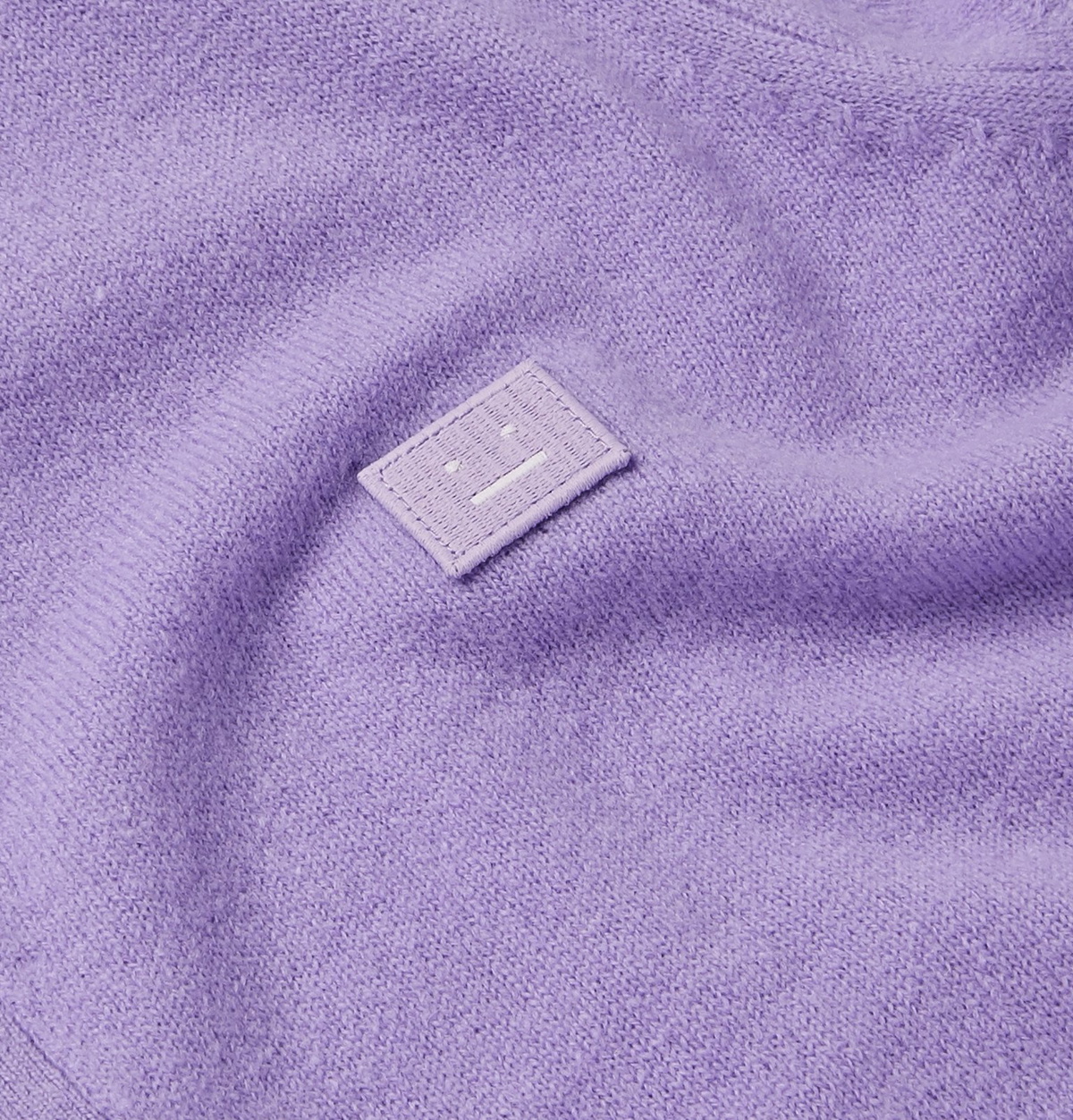 Acne Studios - Keve Logo-Appliquéd Wool Cardigan - Purple Acne Studios