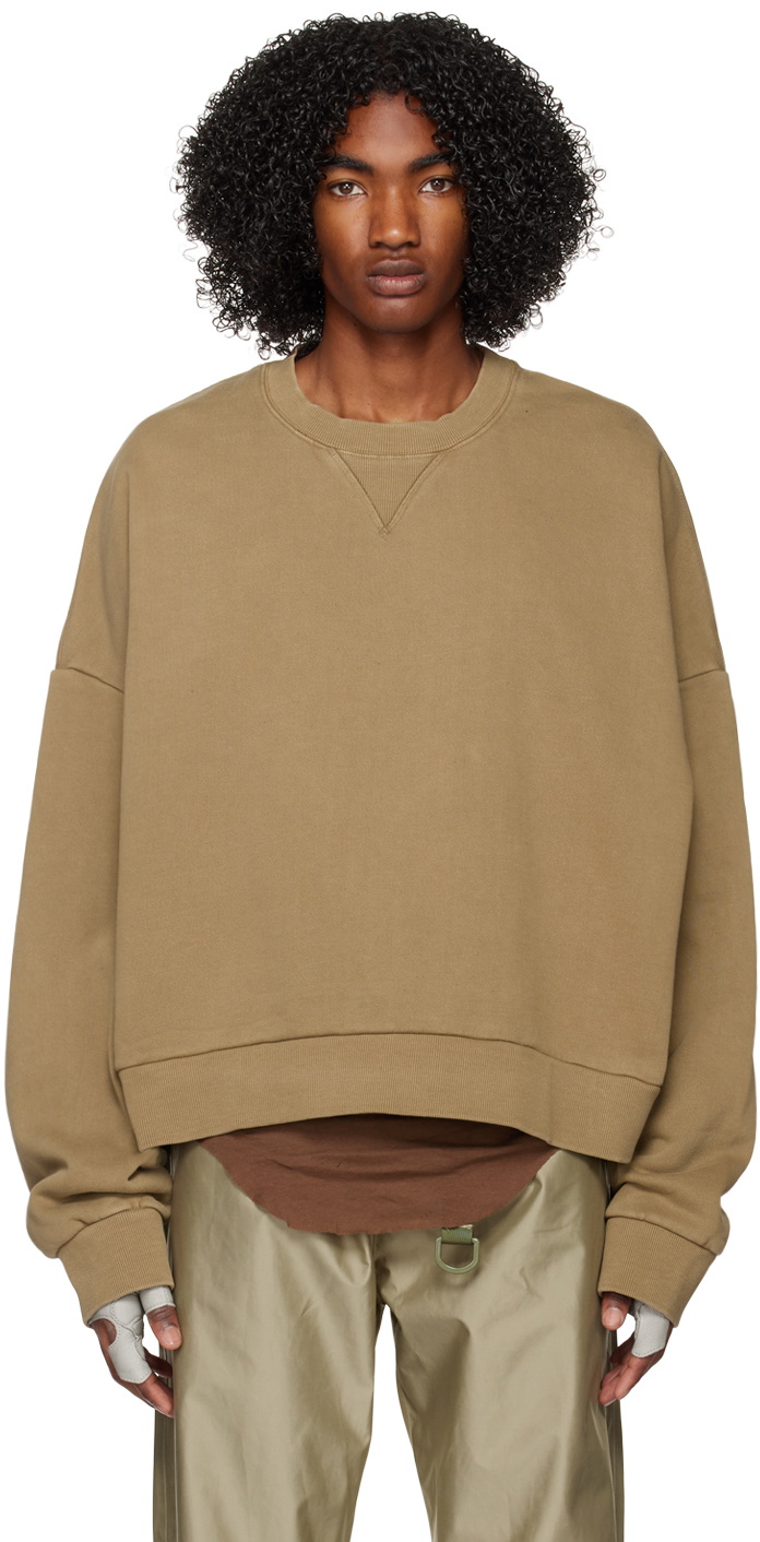 Entire Studios Khaki Box Sweatshirt Entire Studios