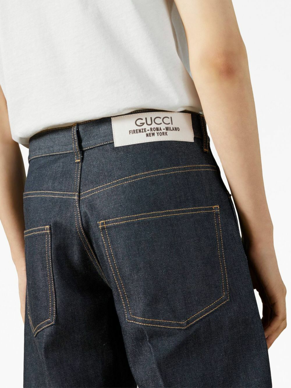GUCCI - Wide-leg Denim Jeans Gucci