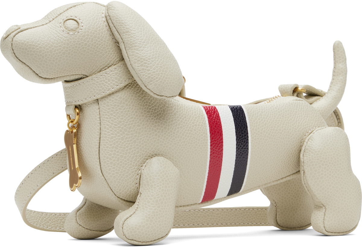 Thom Browne Off-White Mini Hector Bag Thom Browne
