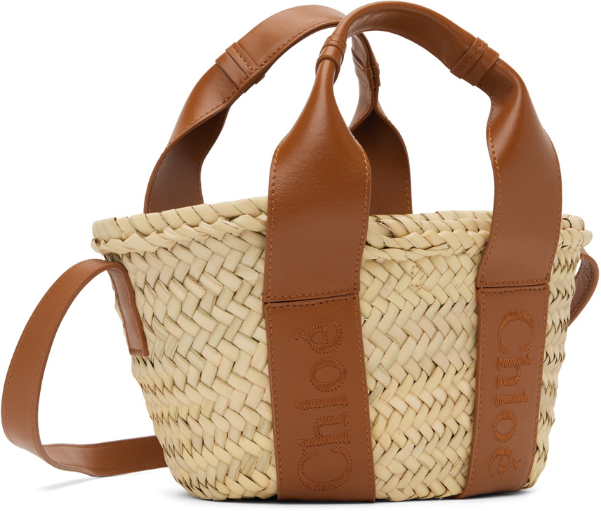 Chloé Beige Small Sense Basket Tote Chloe