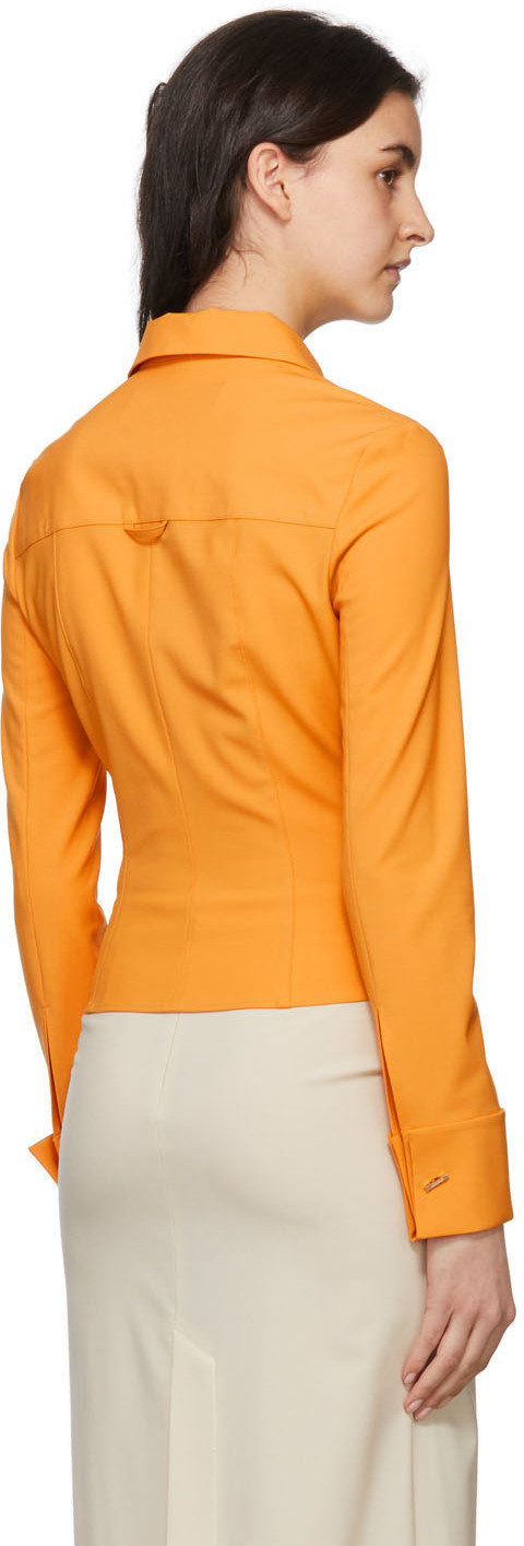 Jacquemus Orange 'La Chemise Pina' Shirt Jacquemus