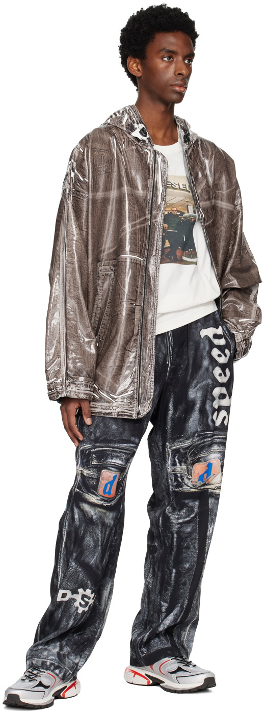 Diesel Brown D-Spark-Fsc Jacket Diesel