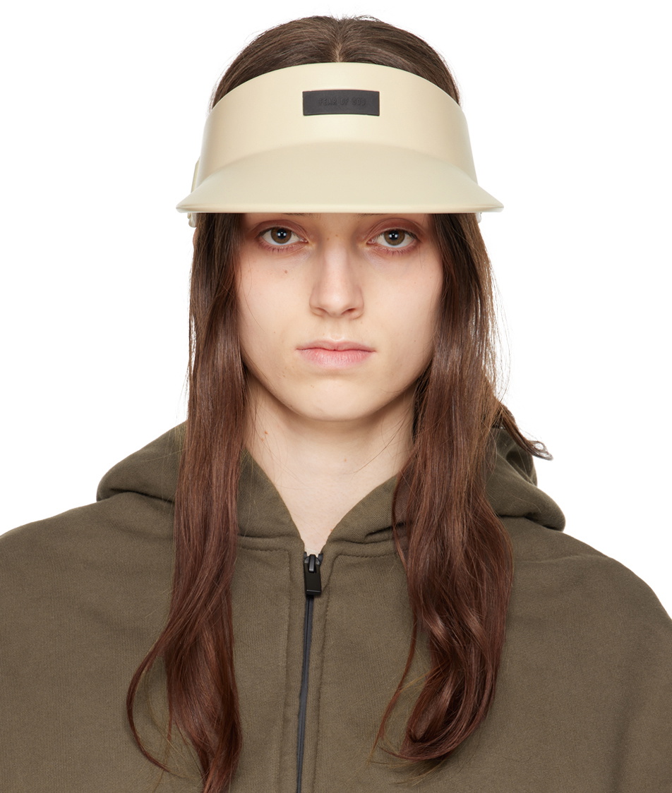 Fear of God Taupe Logo Visor Fear Of God