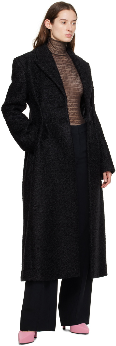 Givenchy Black Button Coat Givenchy