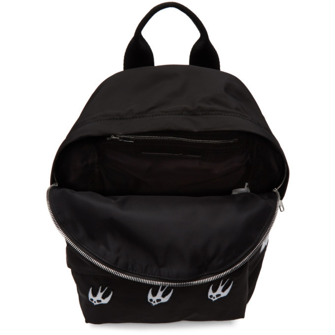 McQ Alexander McQueen Black Classic Swallow Backpack McQ Alexander McQueen