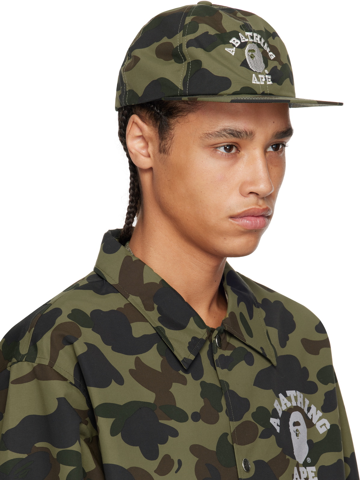 BAPE Green Gore-Tex Wind Stopper 1st Camo Panel Cap A Bathing Ape