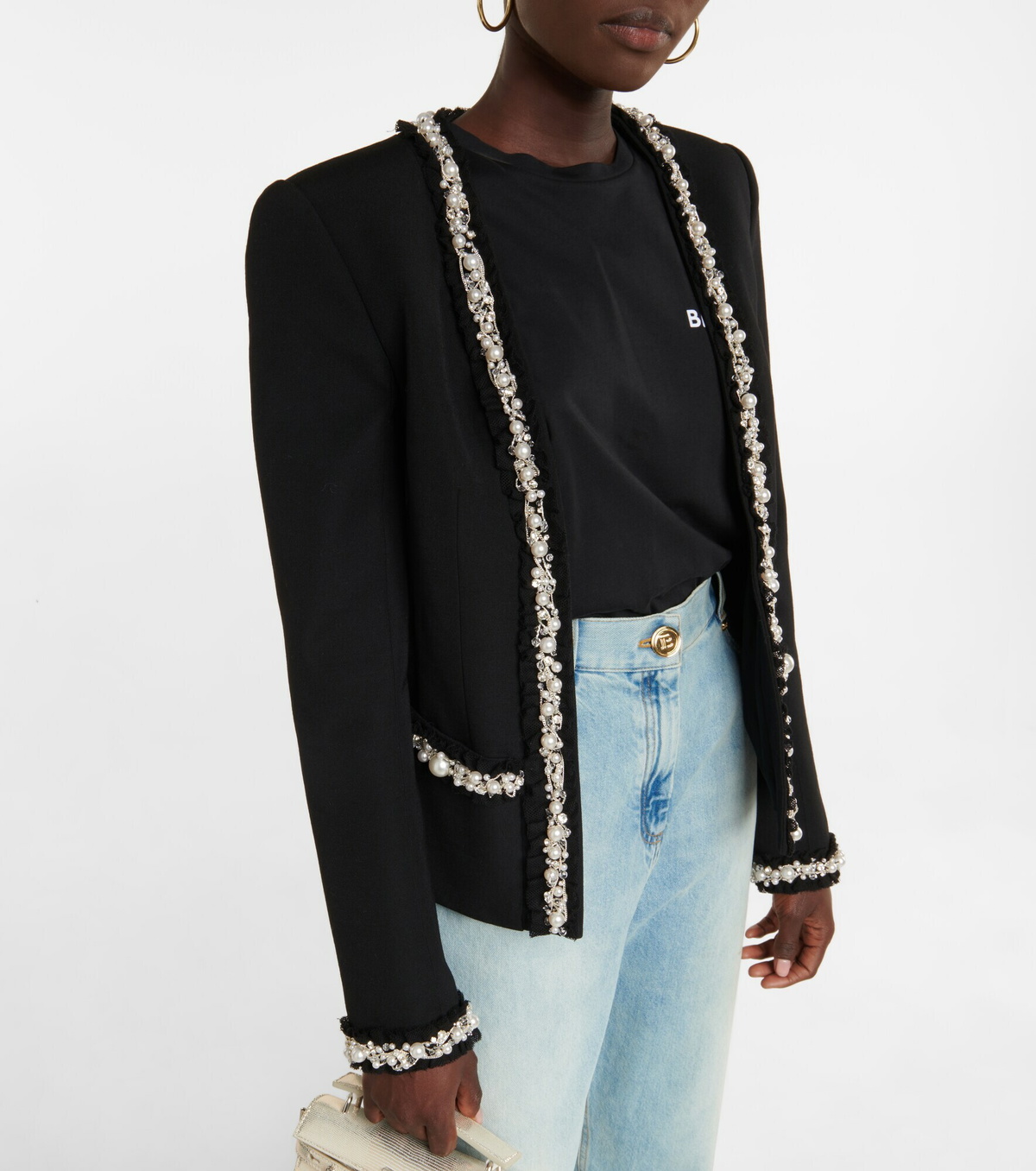 Balmain - Embellished wool jacket Balmain
