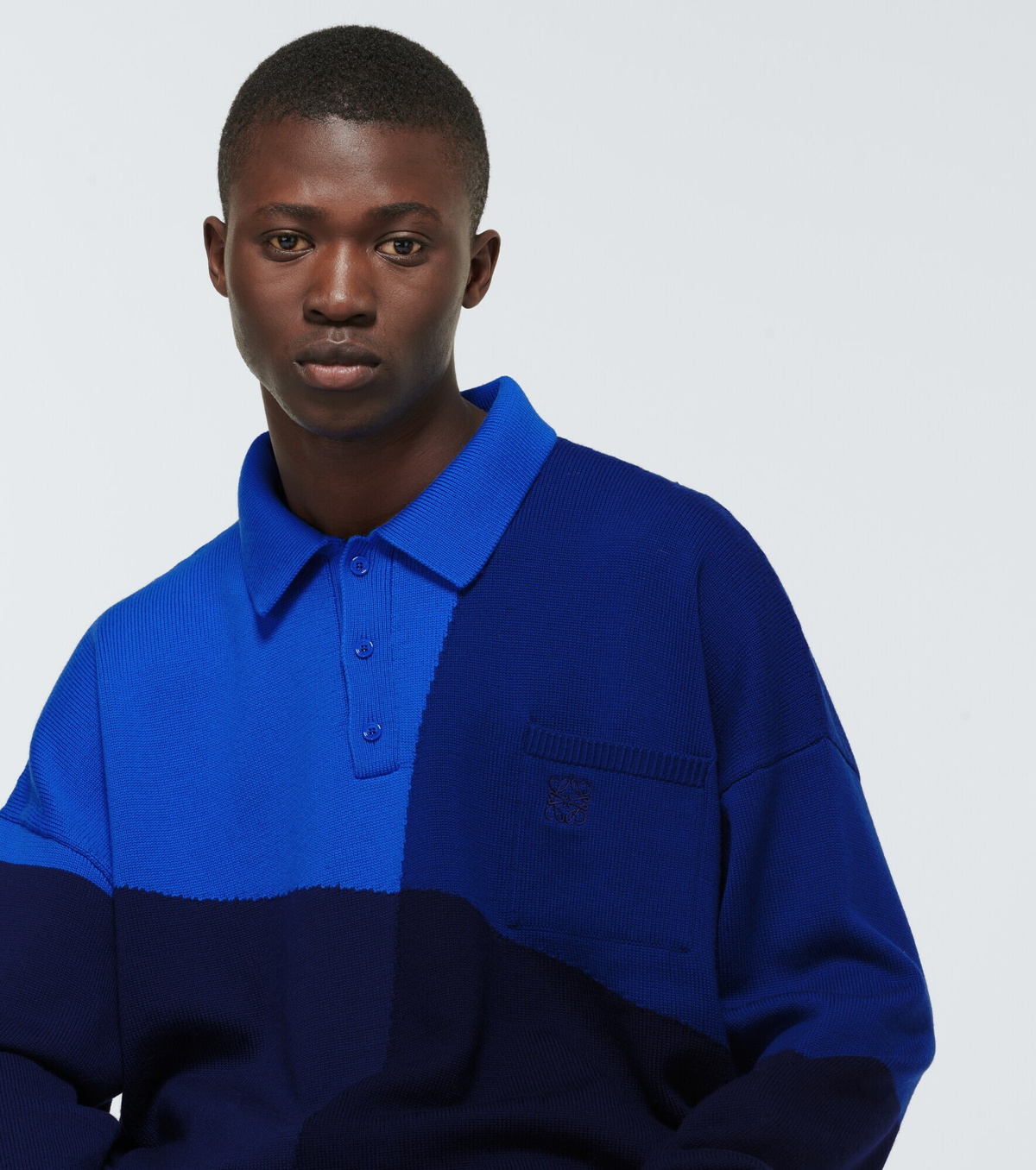 Loewe - Colorblocked polo sweater Loewe
